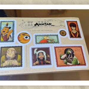 Anime Postcard Themed Sticker Sheets (FMA, ATLA, MP100, DEVILMAN) - Etsy