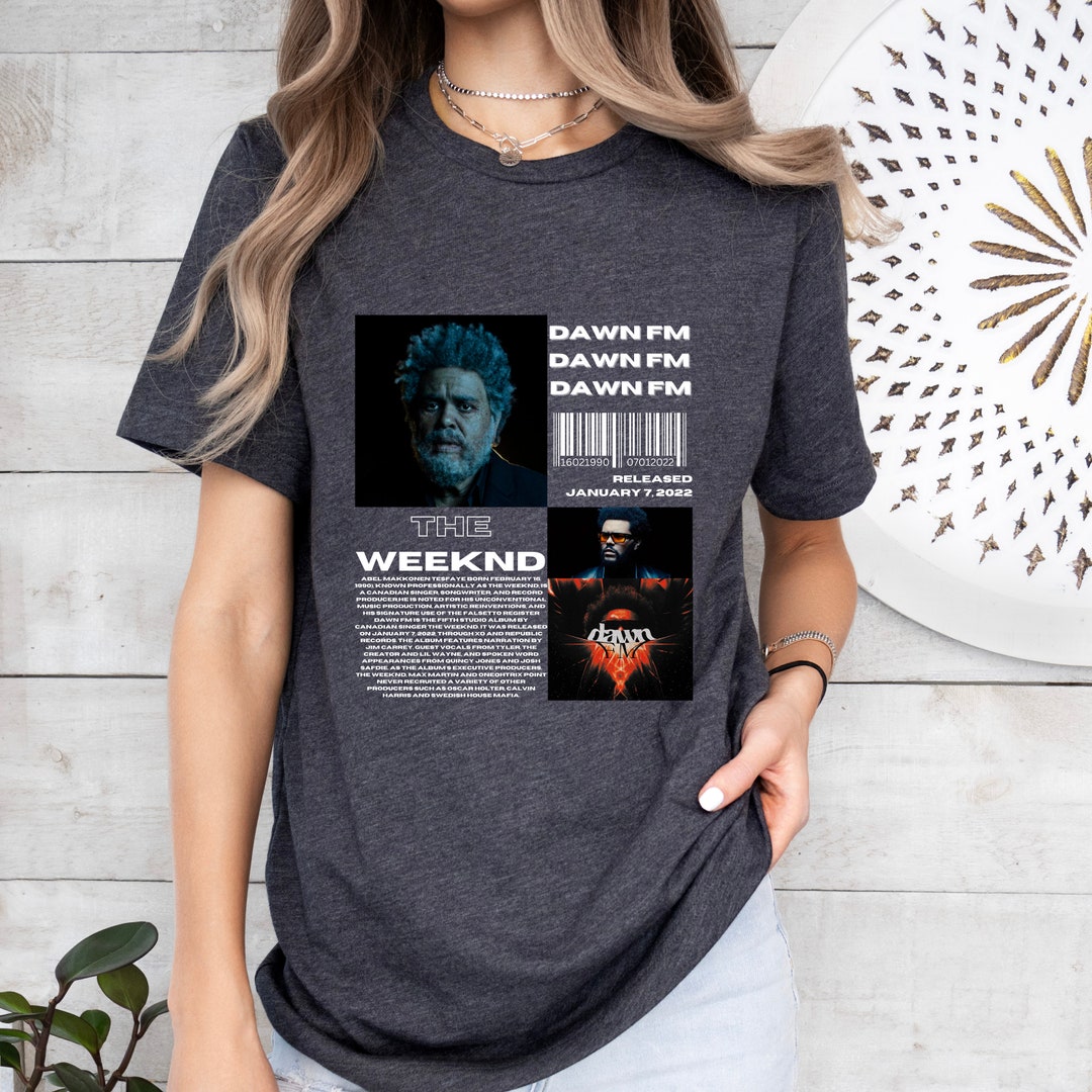Vintage the Weeknd T-shirt,the Weeknd Album Tshirt, Dawn FM Album ...