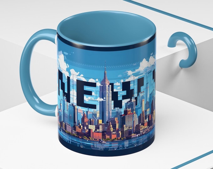 Personalized New York City Coffee Mug, Custom NYC Mug, New York Theme ...