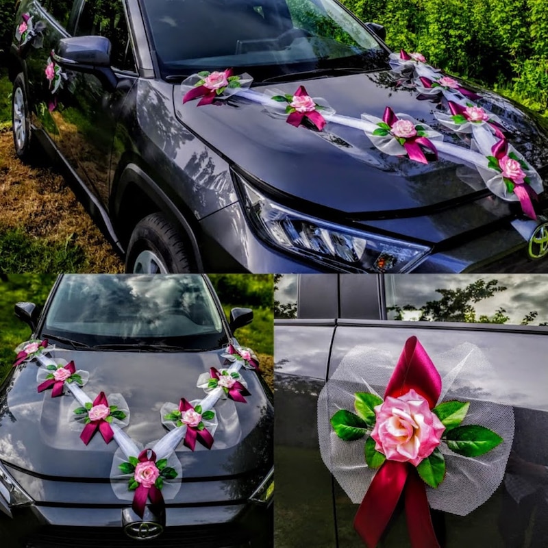 Car Wedding Ribbons - Etsy