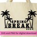 Spring Break 2024 SVG, Spring Break PNG, Spring Break Palm Trees Svg ...