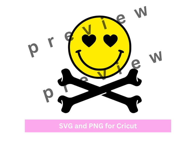 Heart Smiley SVG, Smiley Face SVG, Heart Smiley Png, Digital Download ...