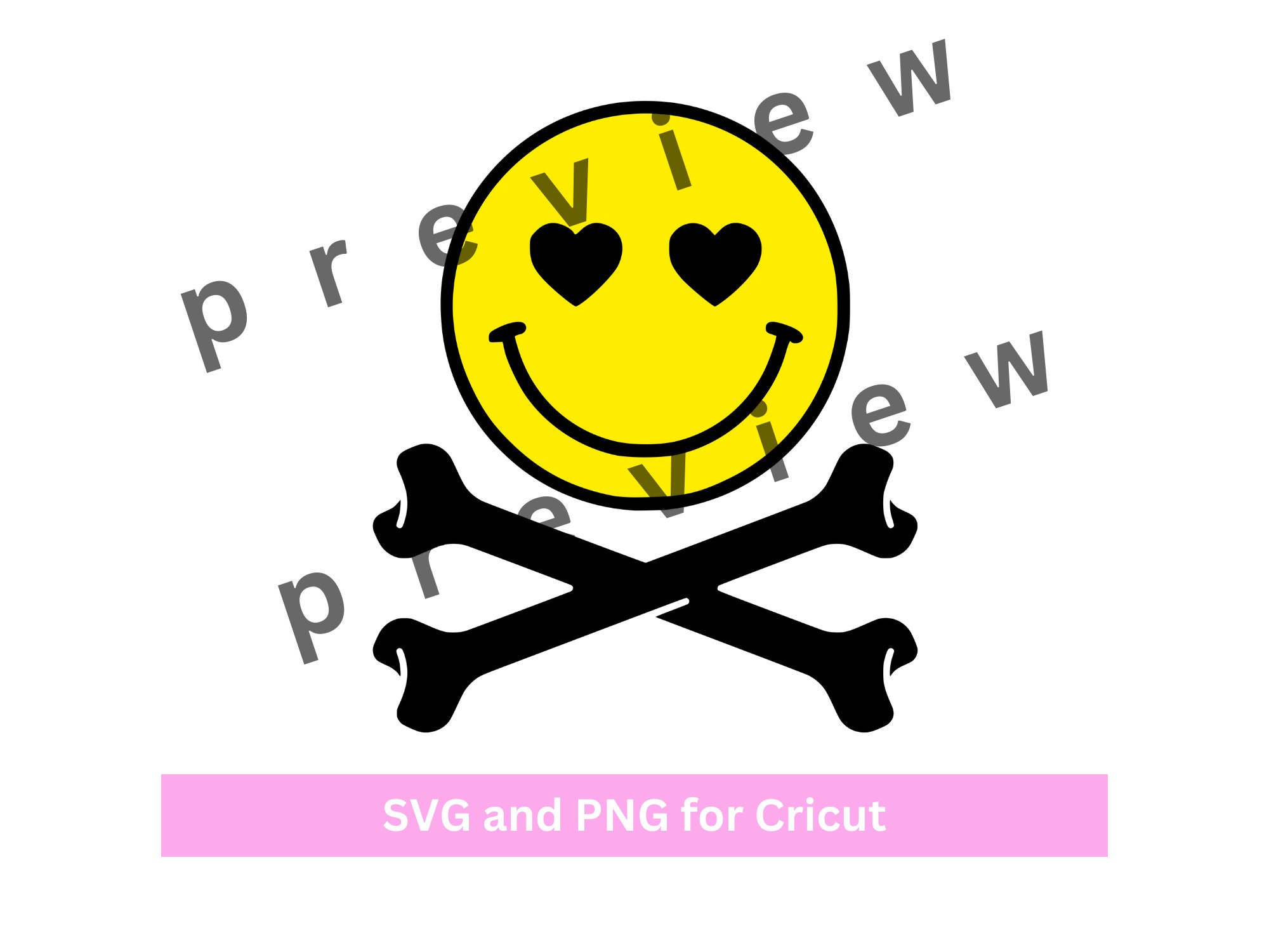 Heart Smiley SVG, Smiley Face SVG, Heart Smiley Png, Digital Download ...