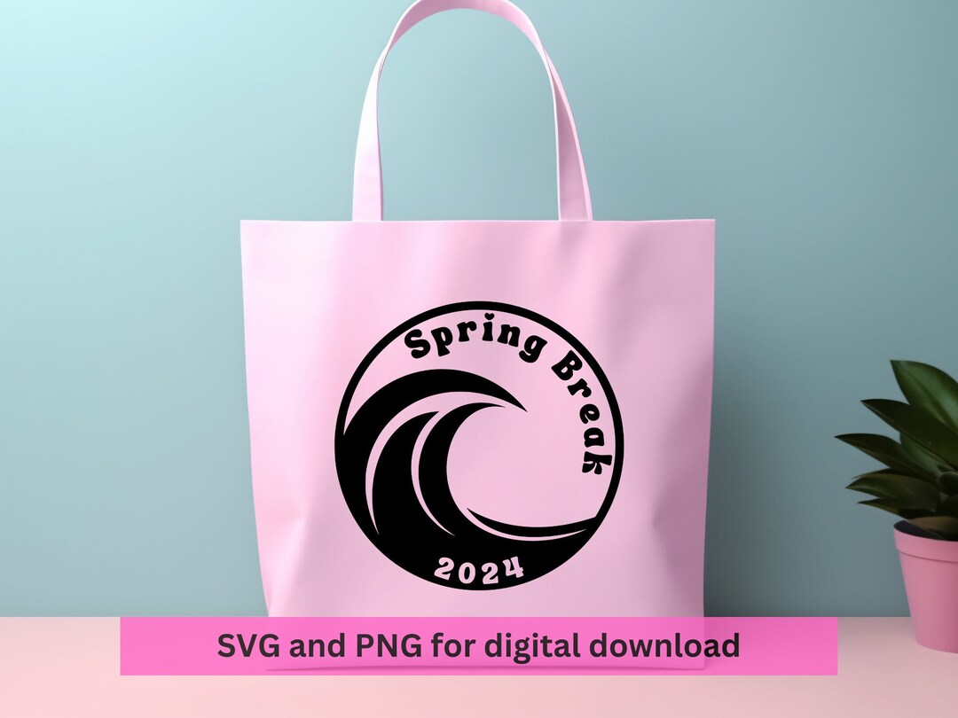 Spring Break SVG, Spring Break PNG, Spring Break Wave Svg and Png ...