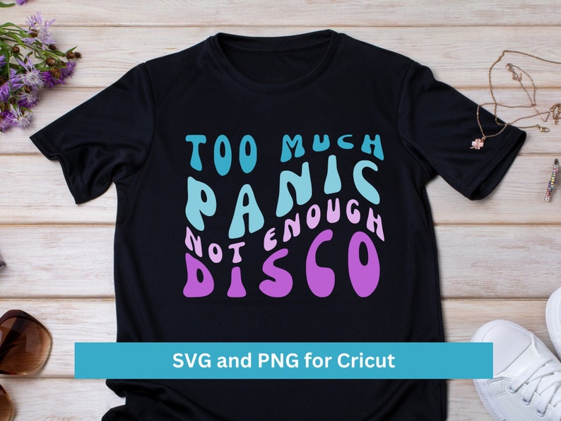 Disco SVG, Disco Png, Too Much Panic Not Enough Disco, Svg and Png ...