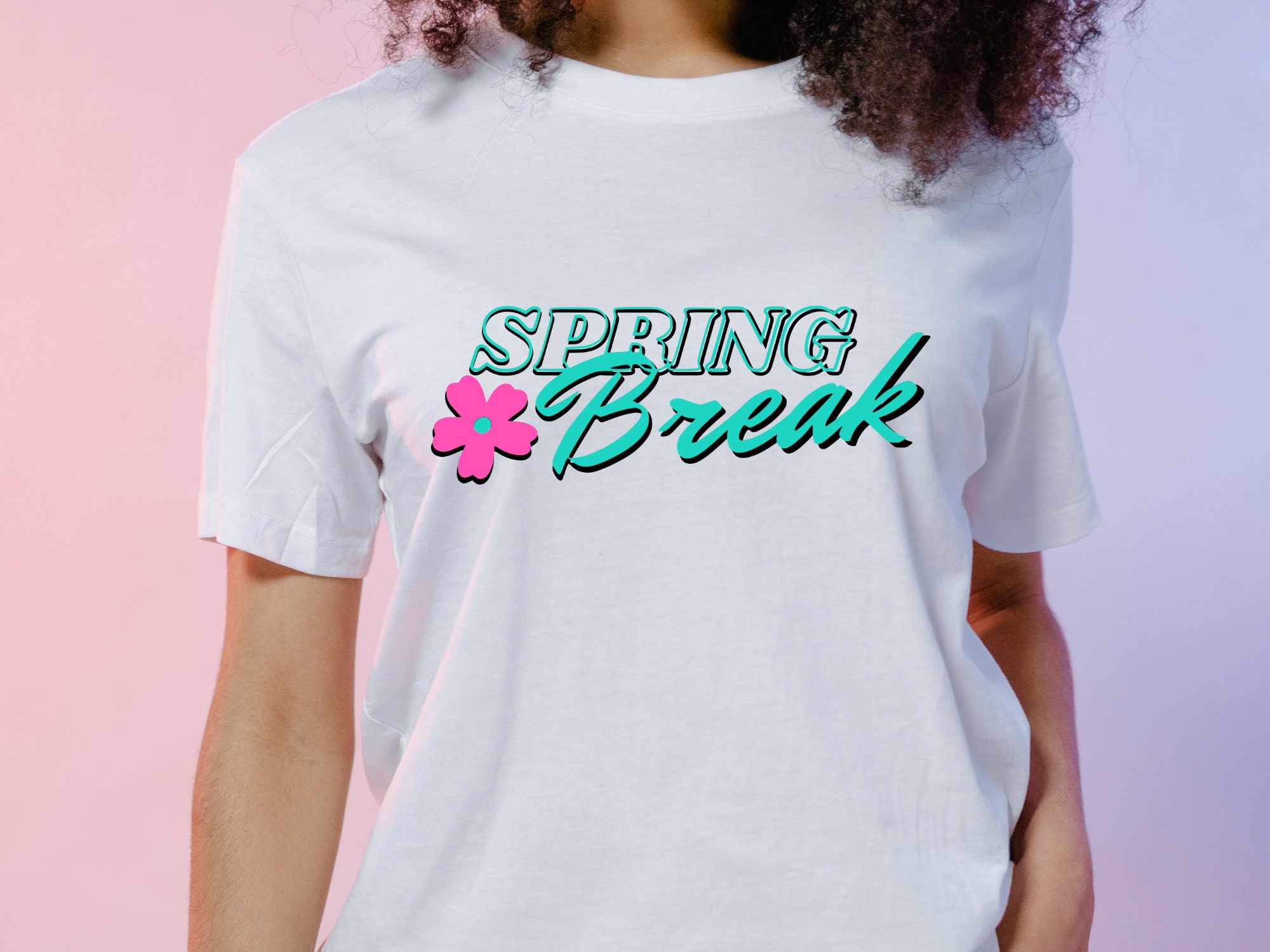 Spring Break SVG for Cricut, Spring Break PNG for Cricut, Neon Colors ...