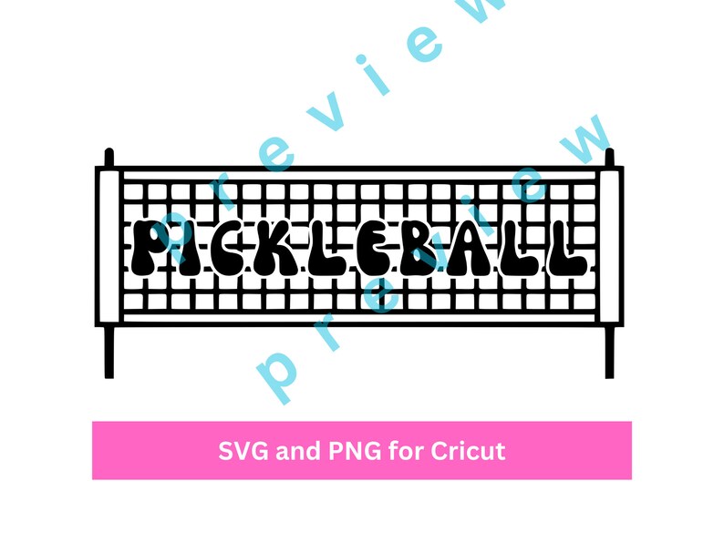 Pickleball SVG, Pickle Ball SVG, Pickleball PNG, Pickleball Digital ...
