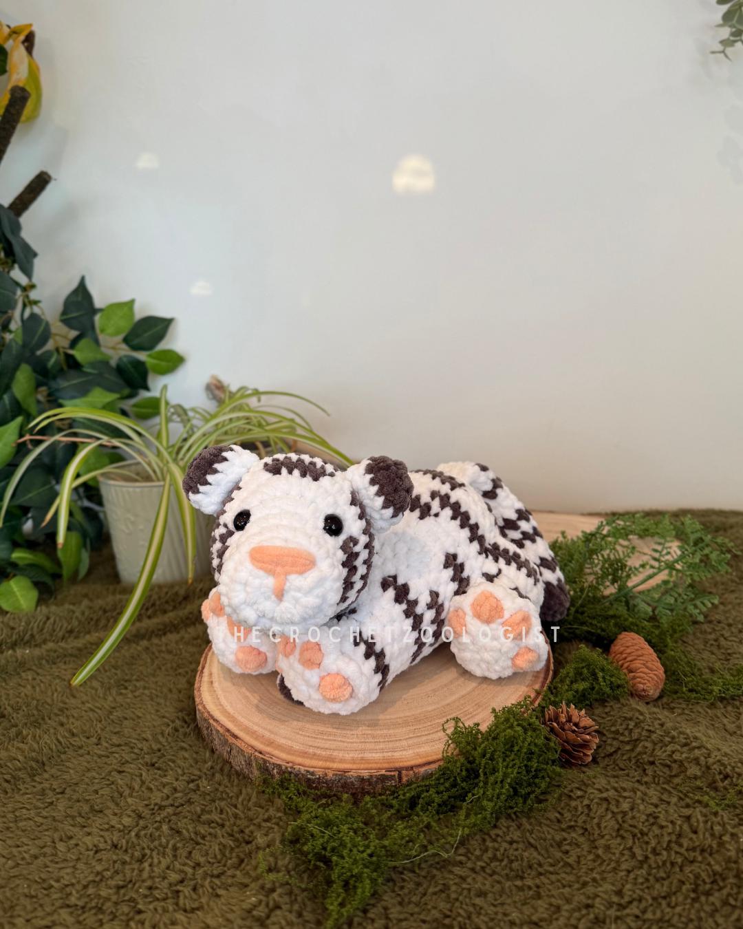 Tiger 2-in-1 Crochet Pattern - Endangered Species Plushie, Tiger Plush ...
