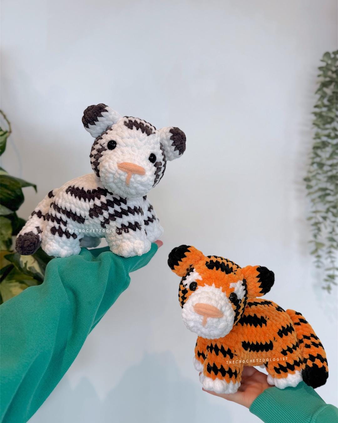 Tiger 2-in-1 Crochet Pattern - Endangered Species Plushie, Tiger Plush ...