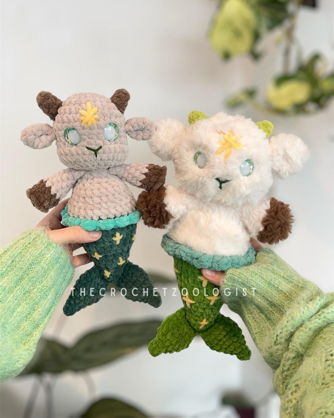 Capricorn Zodiac Crochet Pattern, Sea Goat Star Sign Crochet Plushie ...