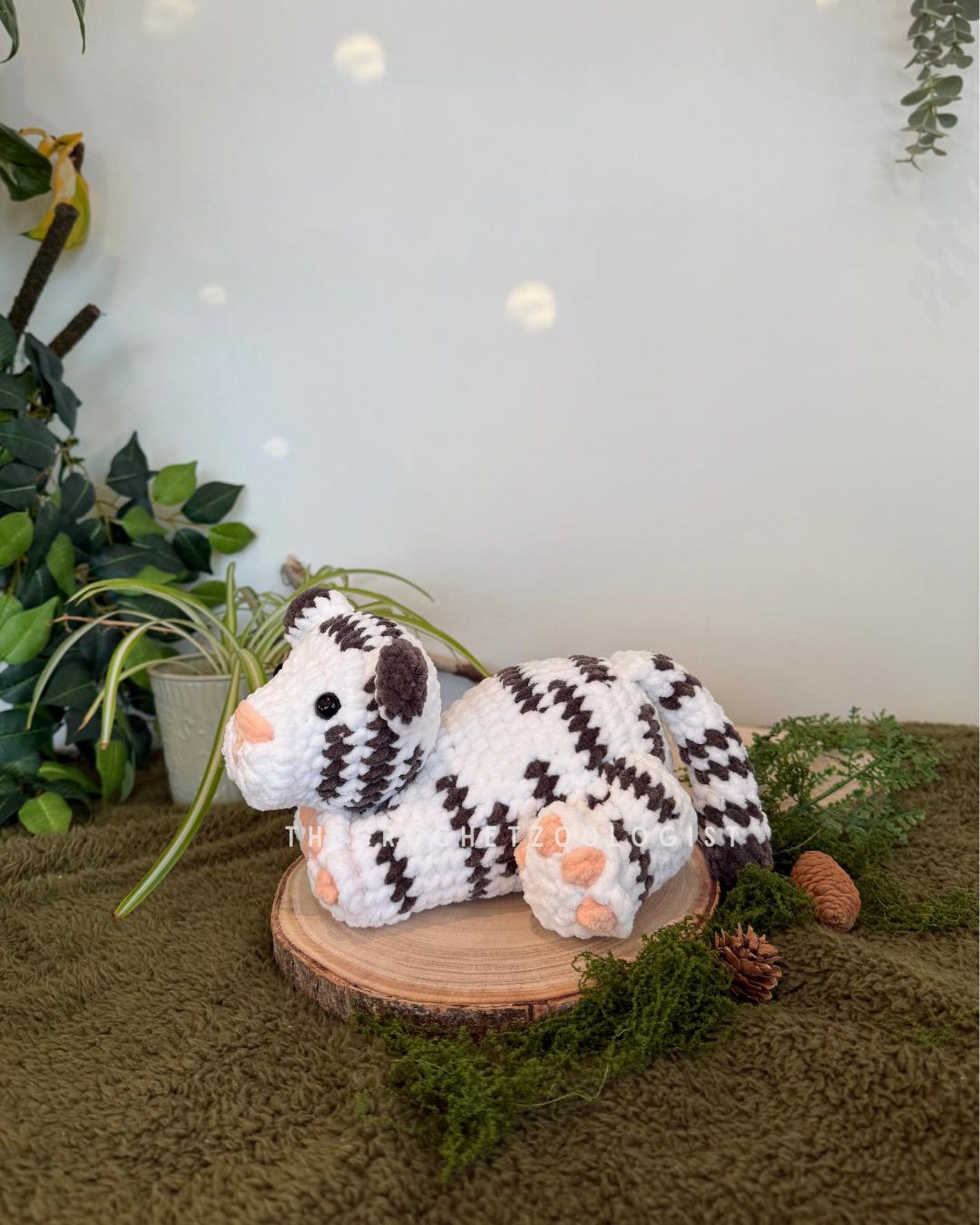 Tiger Lying Crochet Pattern - Endangered Species Amigurumi Plush ...