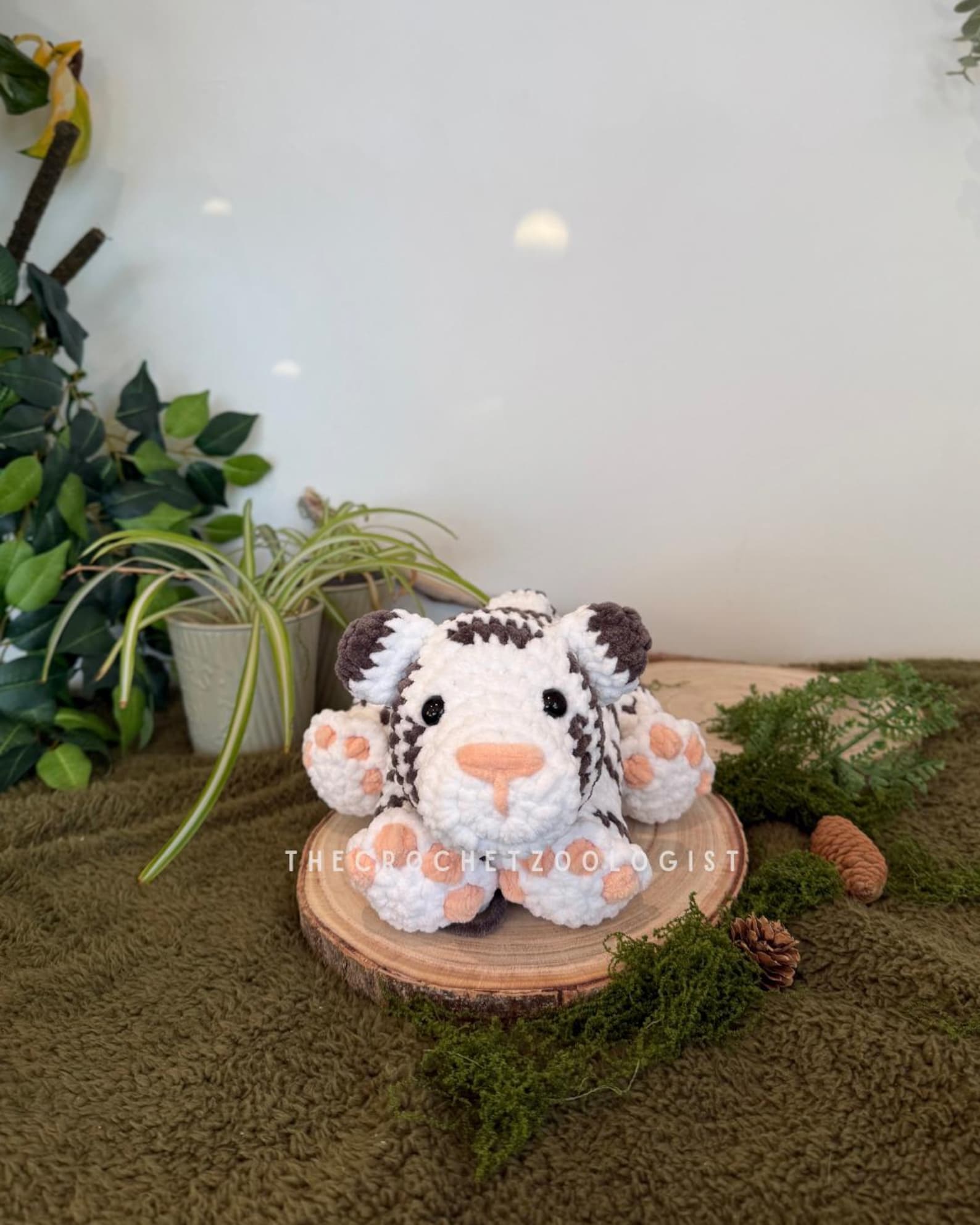 Tiger Lying Crochet Pattern - Endangered Species Amigurumi Plush ...