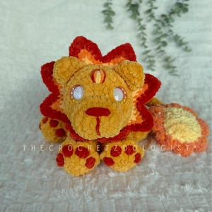 Leo Zodiac Crochet Pattern - Leo Star Sign Plushie, Zodiac Plushie ...
