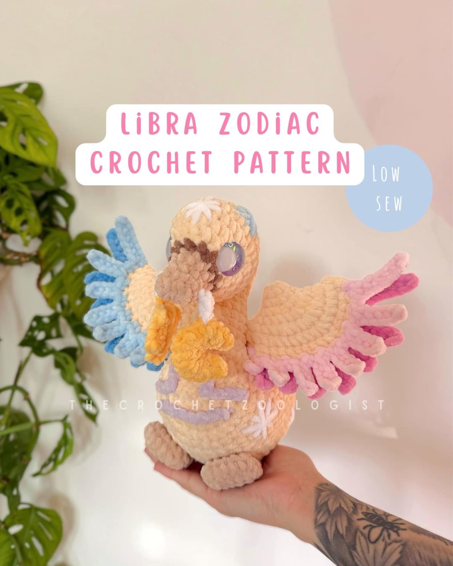 Libra Zodiac Crochet Pattern - Swan Crochet, Astrology Lovers Plush ...