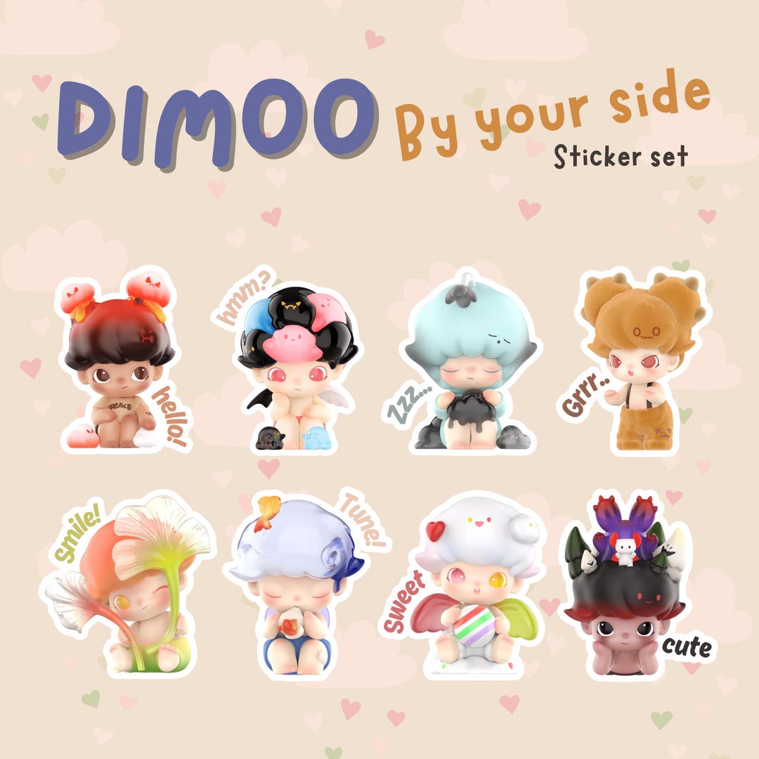 Dimoo by Your Side Digital Sticker – Perfect for Digital Planners ...