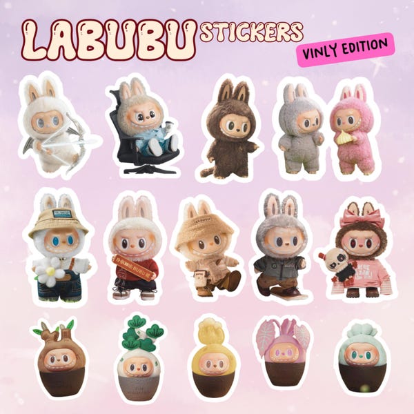 Labubu sticker - Etsy México
