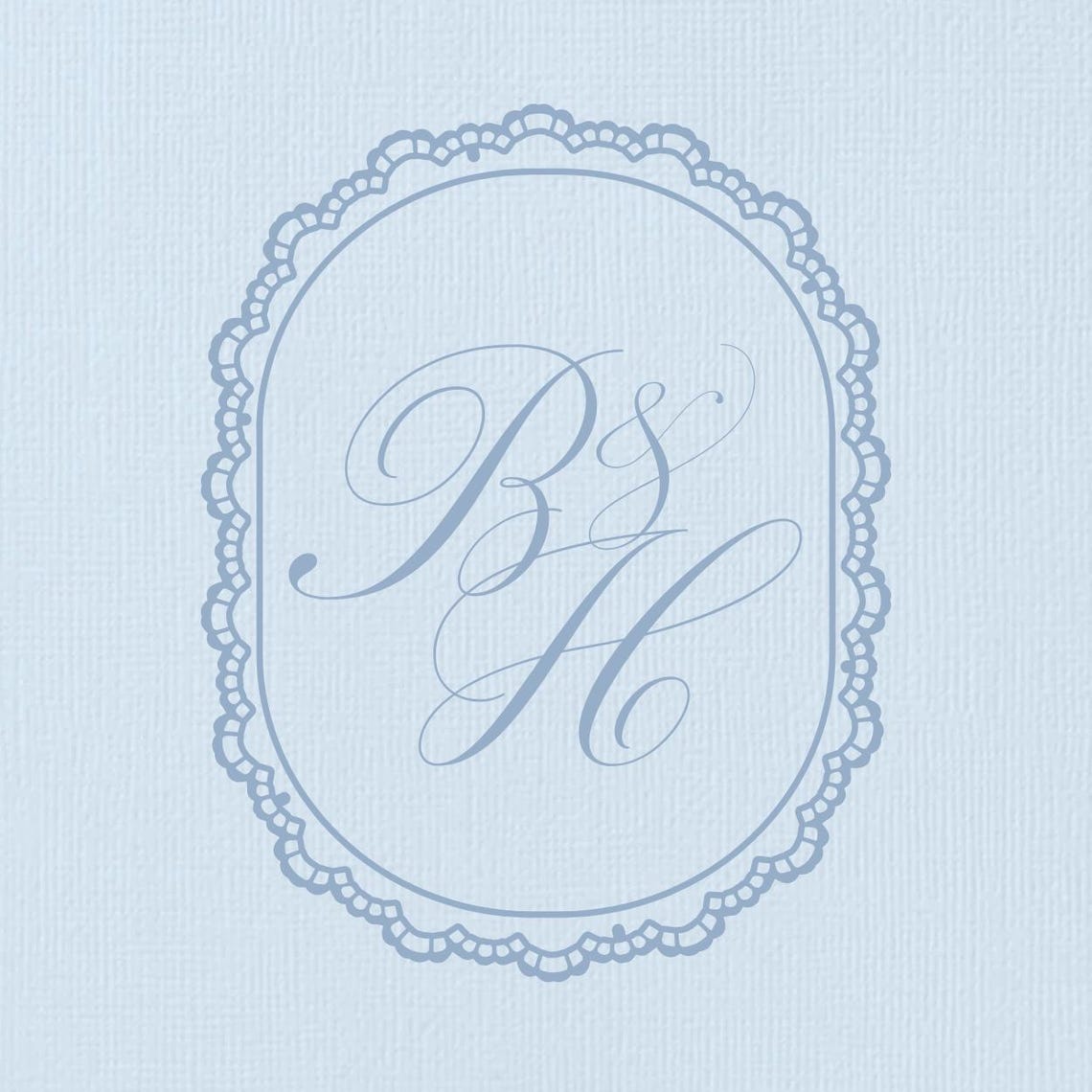 Vintage Monogram Crest Logo | Custom Wedding Initials PNG | Minimalist ...