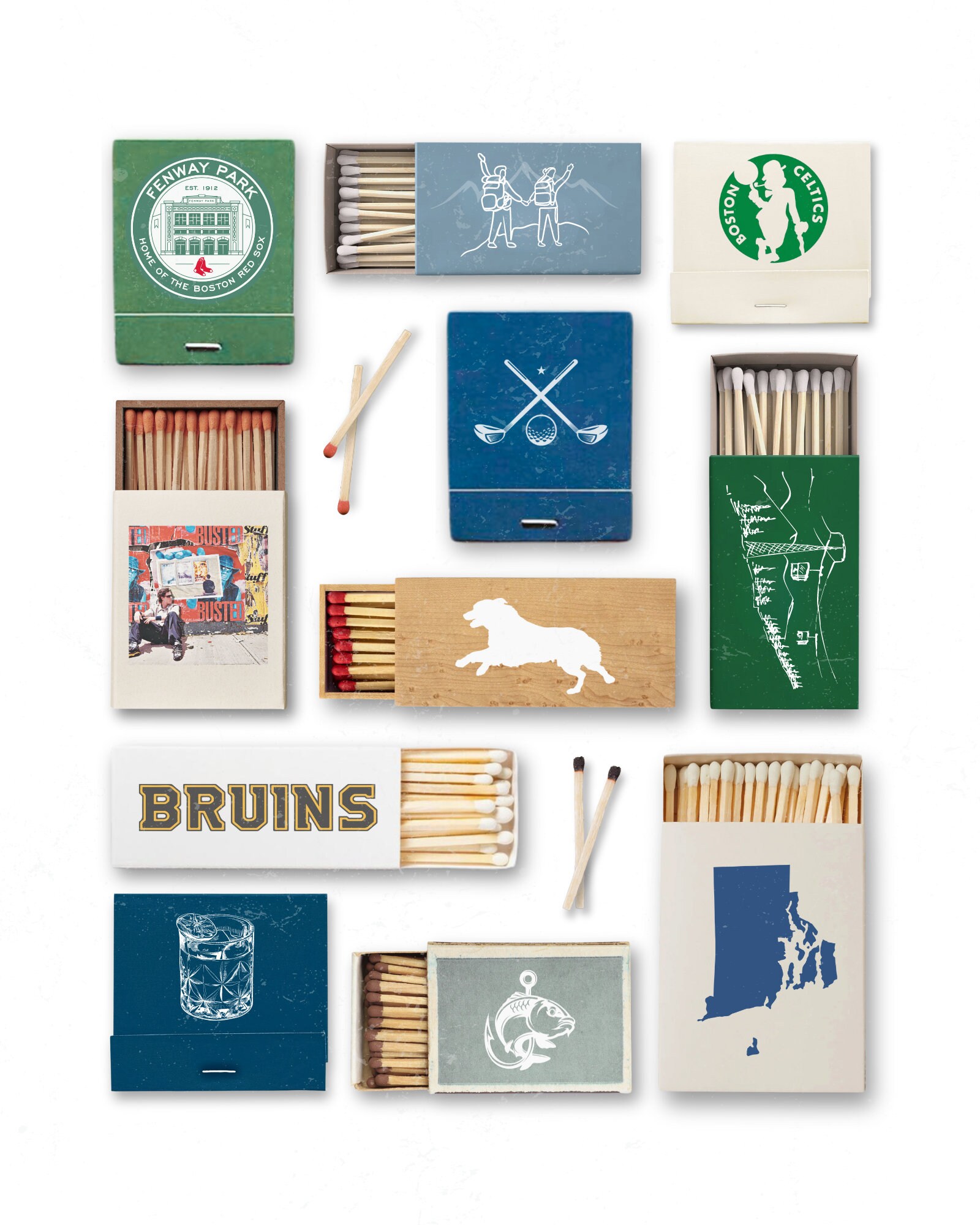 Custom Personalized Matchbox Collage Prints - Etsy