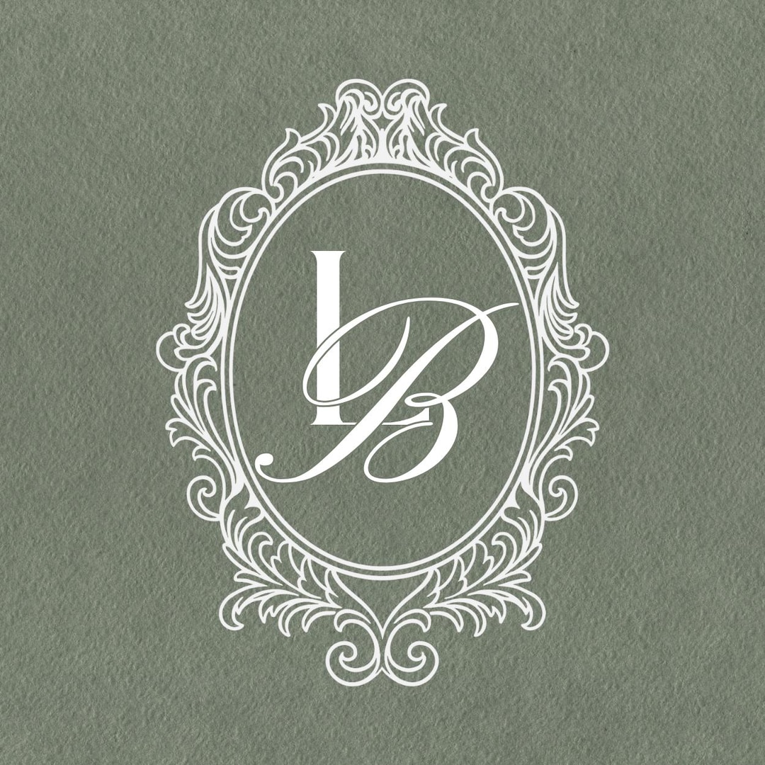 Custom Elegant Monogram Crest | Initials Crests, Personalized Digital ...