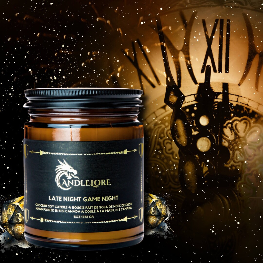 Tabletop Gaming Candle, TTRPG Dnd Session Candle, Dungeons and Dragons ...