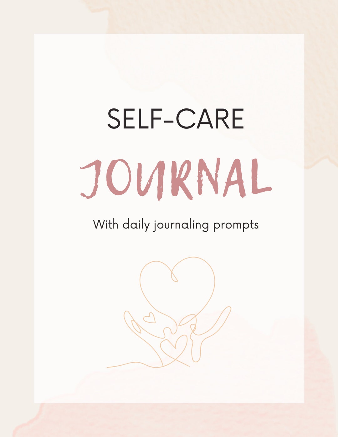 Printable Selfcare Journal Template - Etsy
