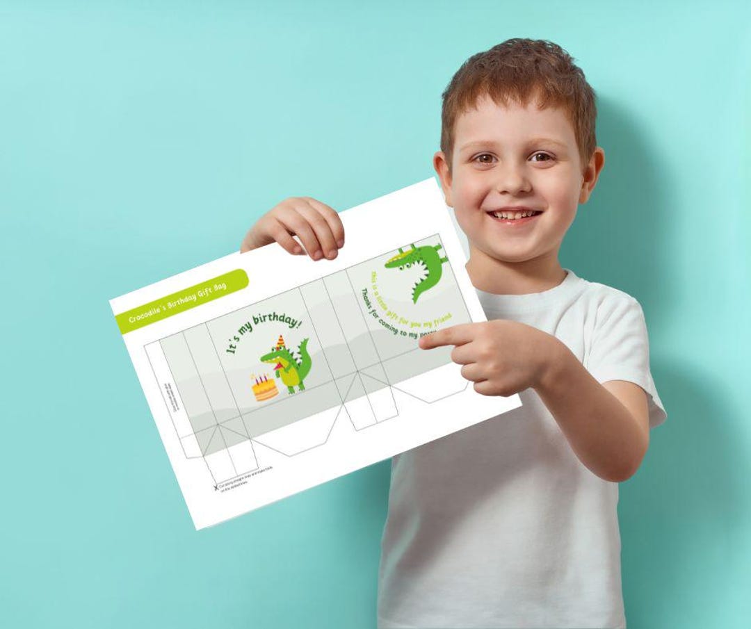 Printable Gift Bag Template – Fun & Easy to Assemble! - Etsy