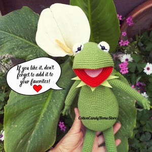 Kermit the Frog Crochet Pdf Pattern - Etsy