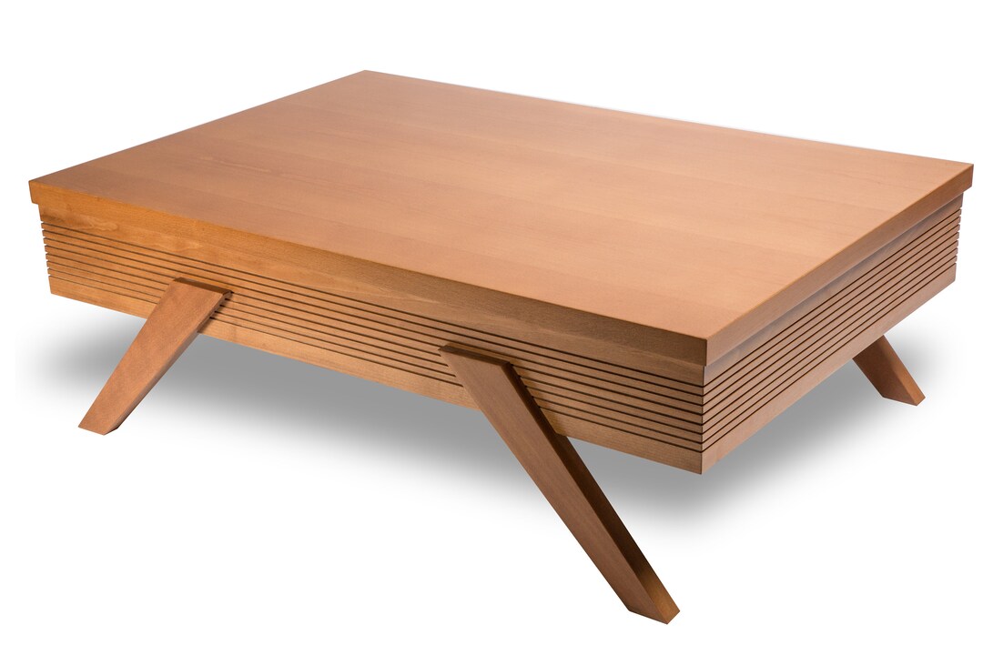 RIMES Wood Craft: Modern Elegance Coffee Table - Etsy