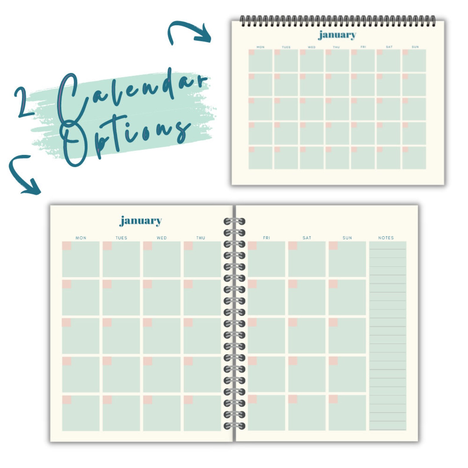 GREEN Mom Planner 2024: Organize Your Busy Life Weekly & Monthly Agenda ...