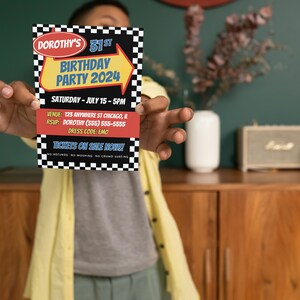 Warped Tour, Punk Rock Invite, Invitation, Birthday, Editable Template ...