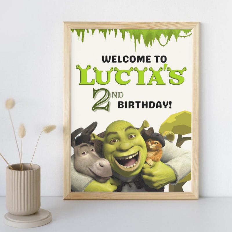 Shrek Sign - Etsy