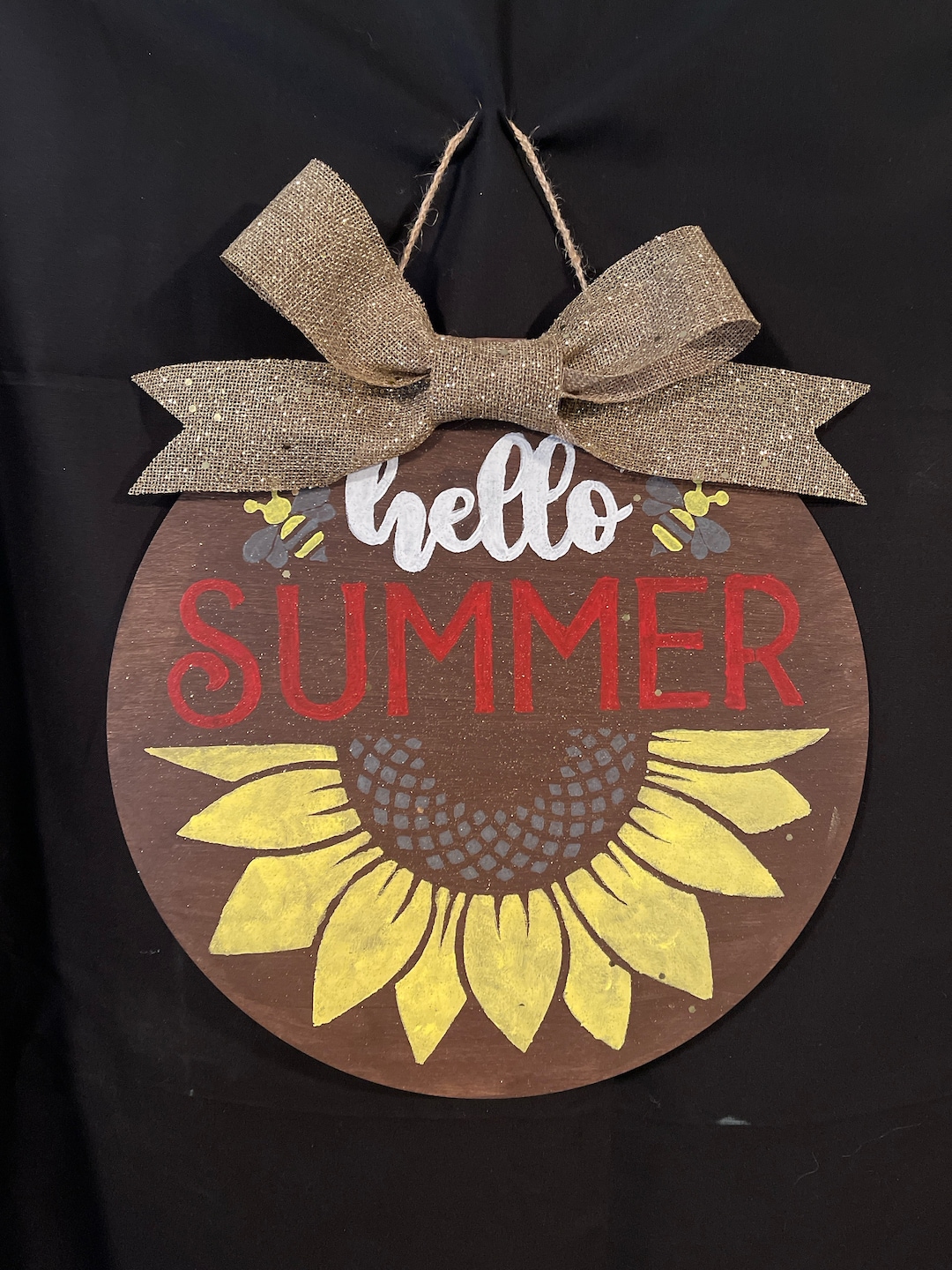Hello Summer Door Sign - Etsy