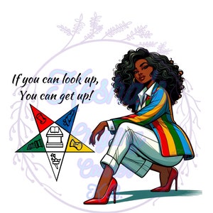 Order of the Eastern Star Sistars in Various Colors 20 PNG Images OES ...