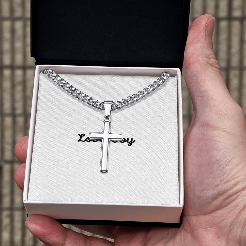 Love Joy Cross Necklace - Etsy