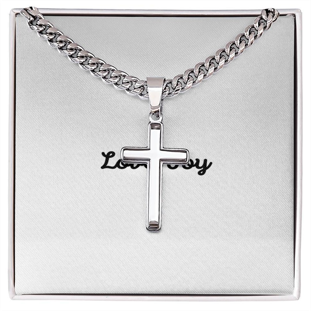 Love Joy Cross Necklace - Etsy