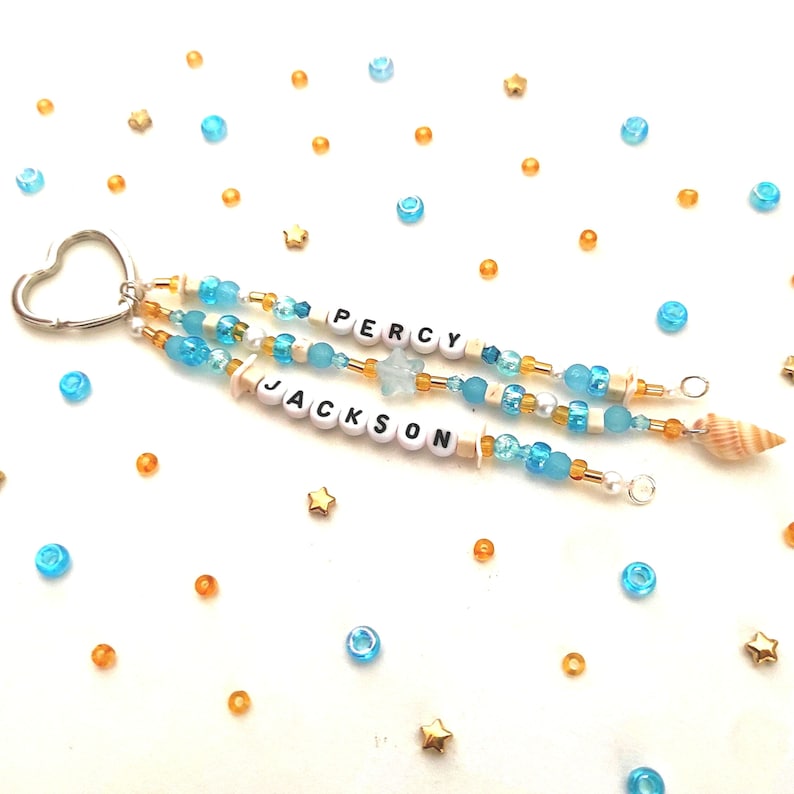 Percy Jackson Inspired Keychain for Backpacks or Keys - Etsy