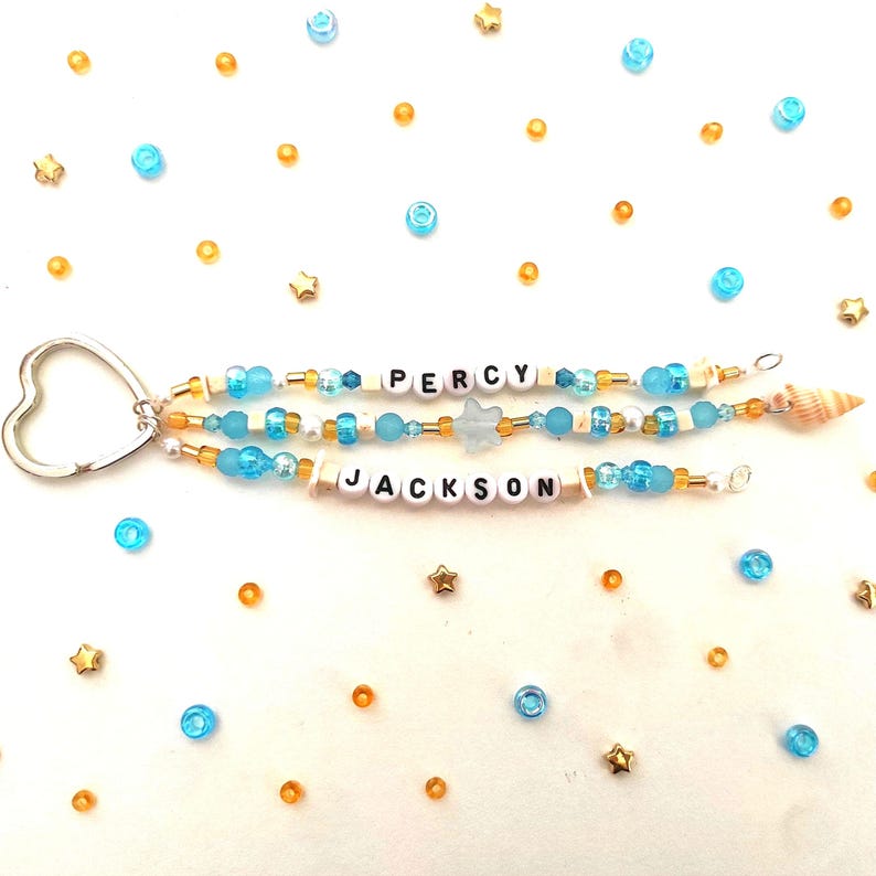 Percy Jackson Inspired Keychain for Backpacks or Keys - Etsy