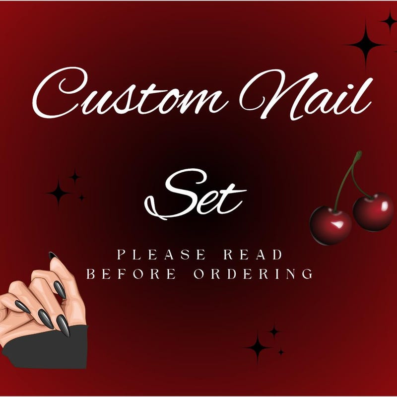 Acrylic Paint Color Nails - Etsy