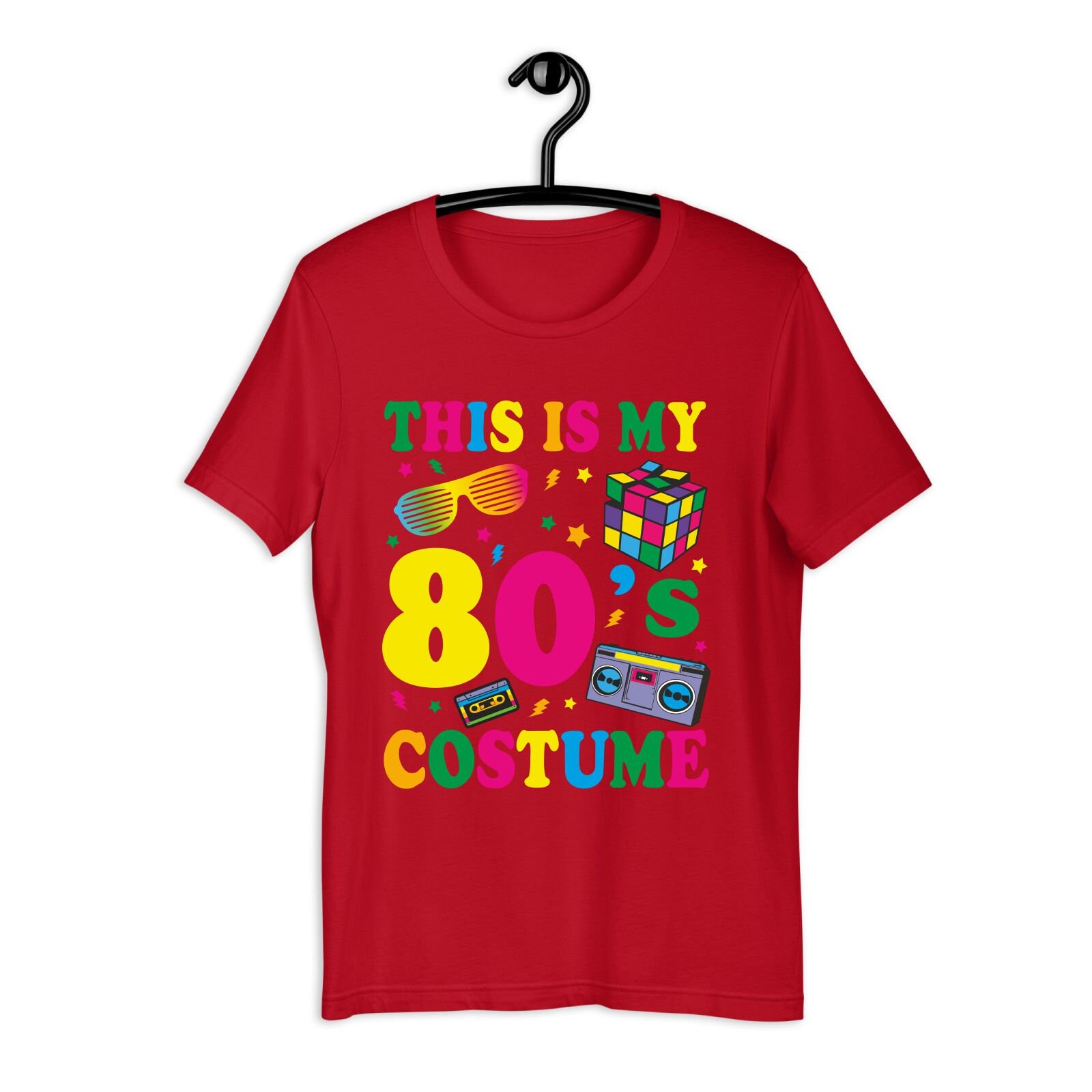 This Is My 80s Costume T Shirt 80s Fancy Dress Party Costume Retro
