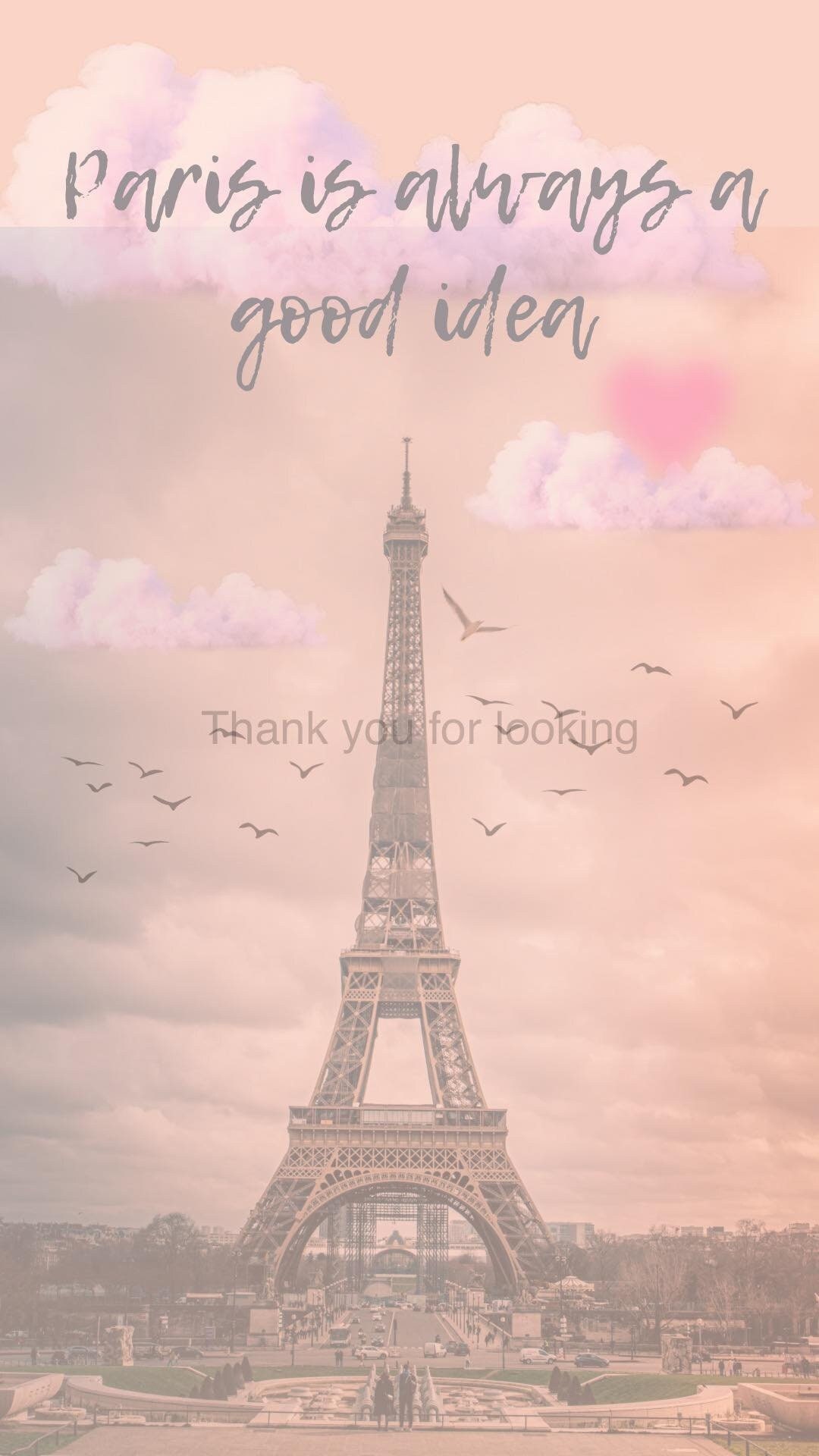Paris Phone Wallpaper Paris is Always a Good Idea Paris Wallpaper - Etsy