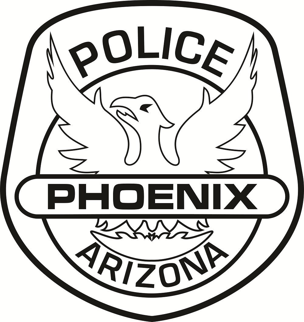 Phoenix Police Sheriff Badge Vector Svg Sheriff Dept Star Sheriff Cnc ...