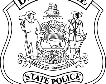 Cedar Park Police Officer Vector Badge With Eagle Black White Outline CNC Cut, Laser Cutting ...