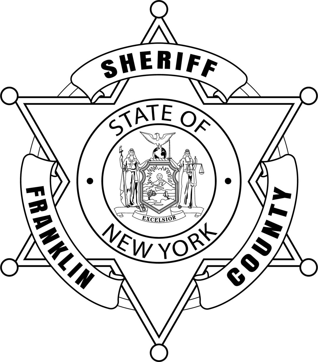 Franklin Sheriff Badge Ny Vector Line Art File Vector, CNC, Cricut, Svg ...