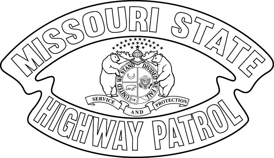 Missouri State Highway Patrol Patch Badge, SVG, Vector, DXF, CNC ...