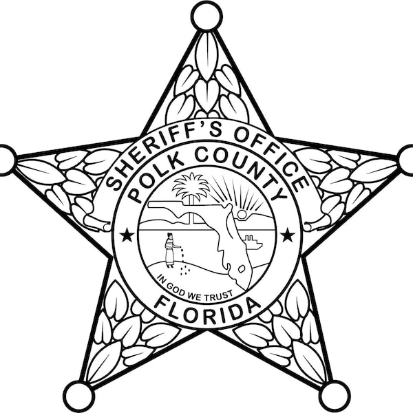 Polk County Florida Sheriffs Badge - Etsy