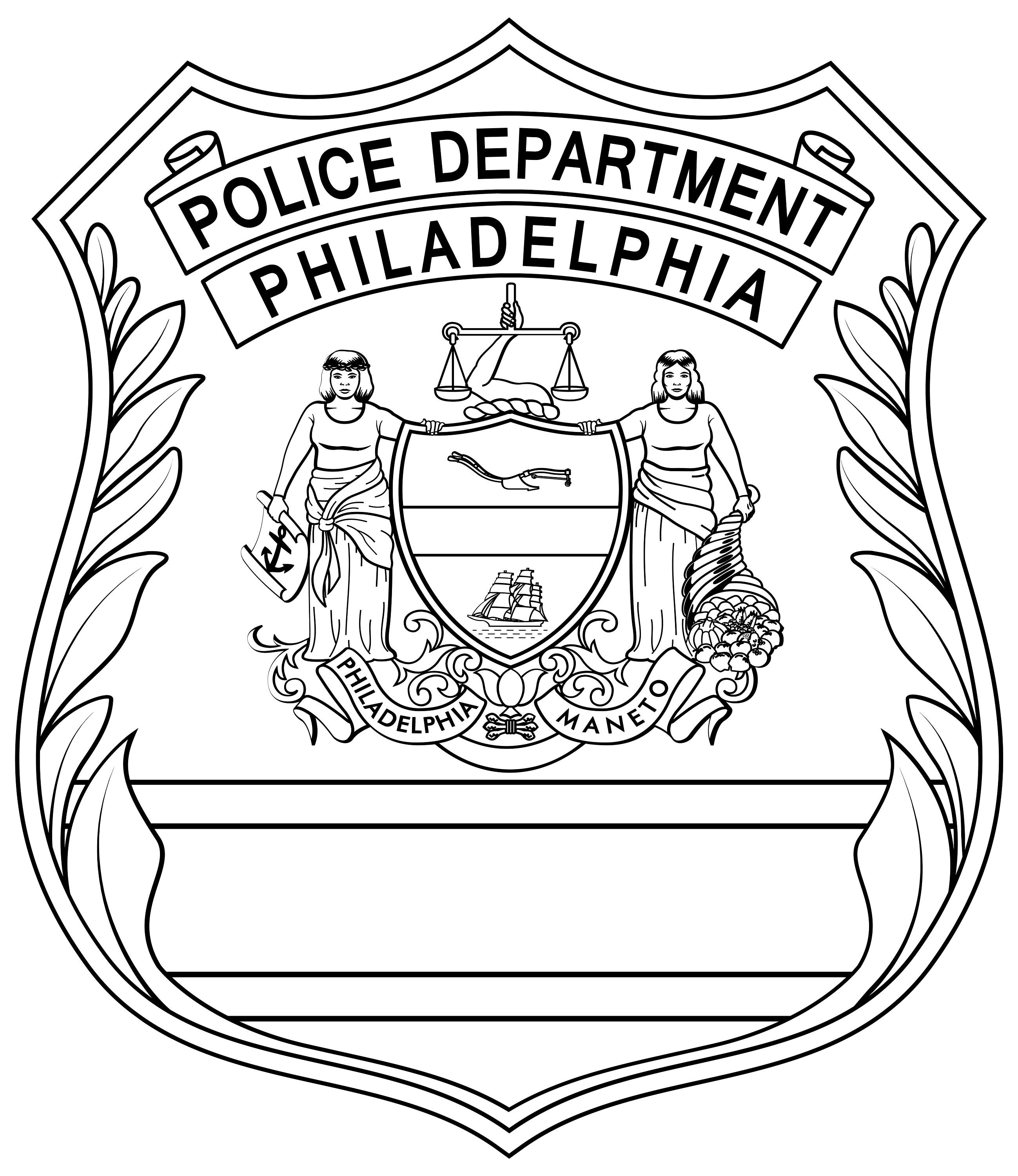 Philadelphia Police Department, Vector, Badge, SVG, DXF, Cnc, Cricut ...