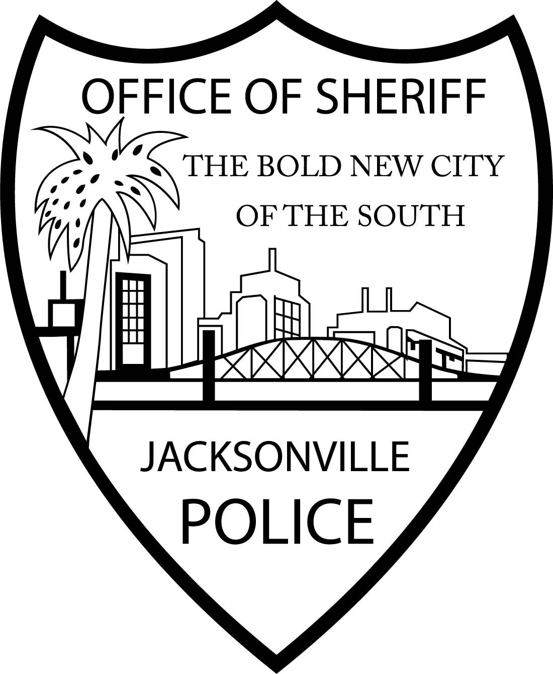 Jacksonville Sheriffs Office Police Badge
