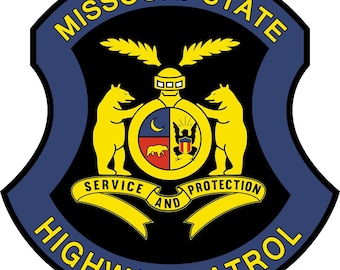 Missouri State Highway Patrol Badge Patch Vector File for High Quality ...