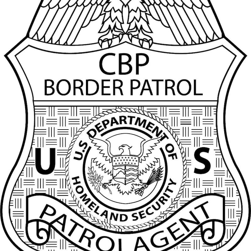 Border Patrol Badge - Etsy