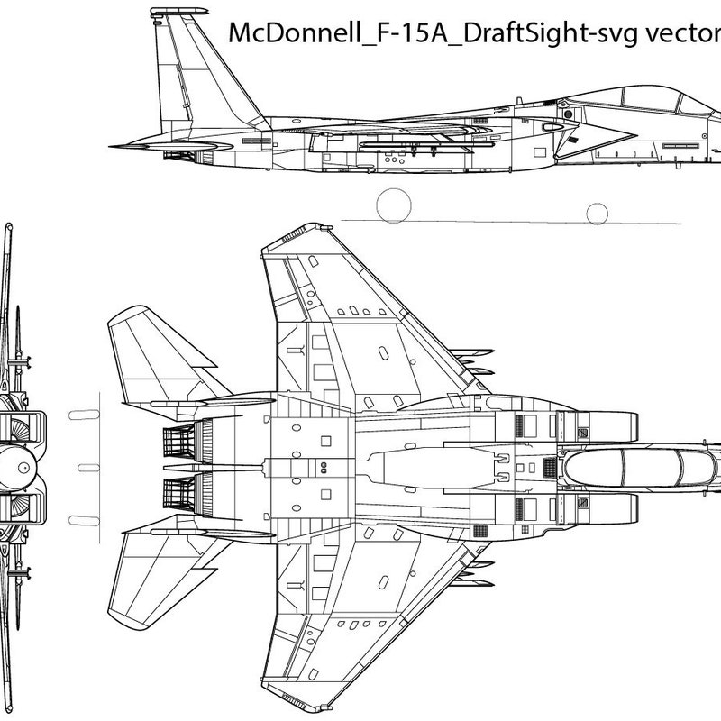 F 15 for Silhouette - Etsy